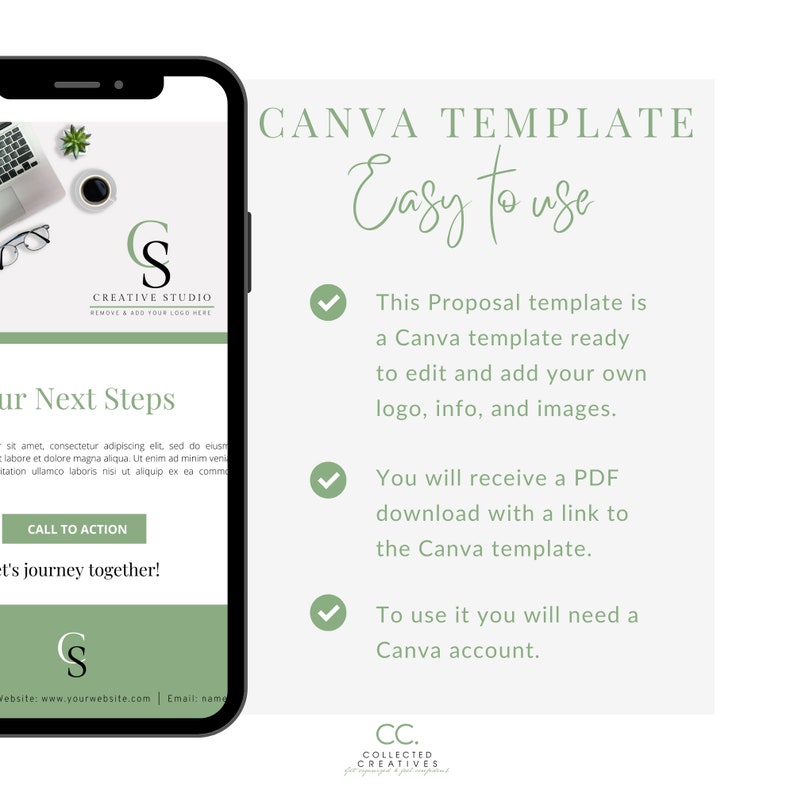 Freelancer Project Proposal Template Canva - Etsy