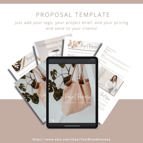 Canva Client Proposal Template - Etsy