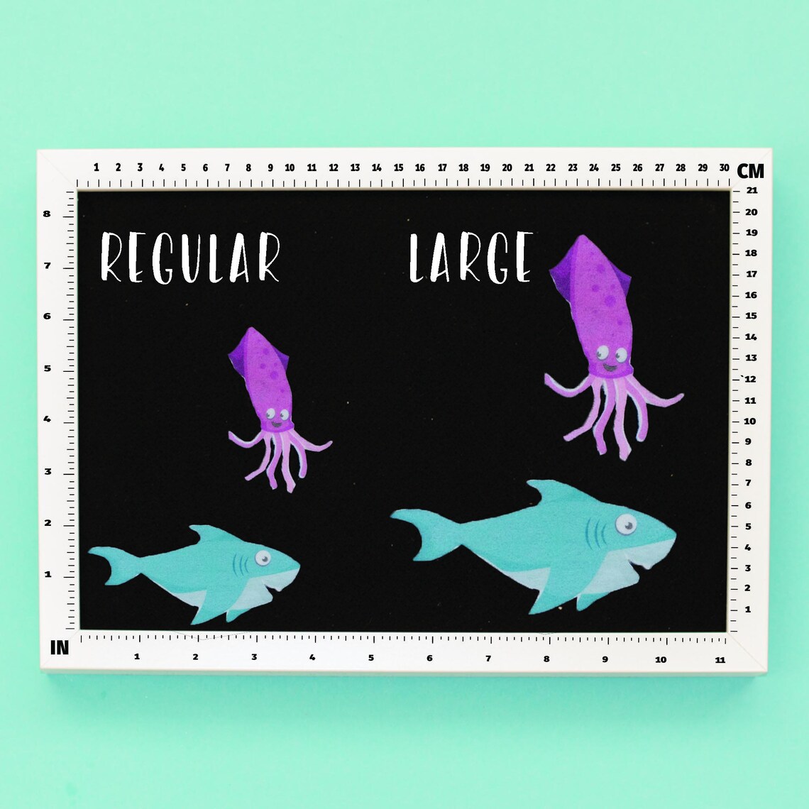 Felt Board Sea Animals Set Cute Marine and Ocean Animals - Etsy