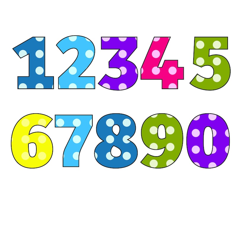 Felt Numbers Set Numbers Felt Toy Set Counting Toy Early - Etsy