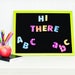 Kids Alphabet Toy, Rainbow Felt Letters, Uppercase and Lowercase ...