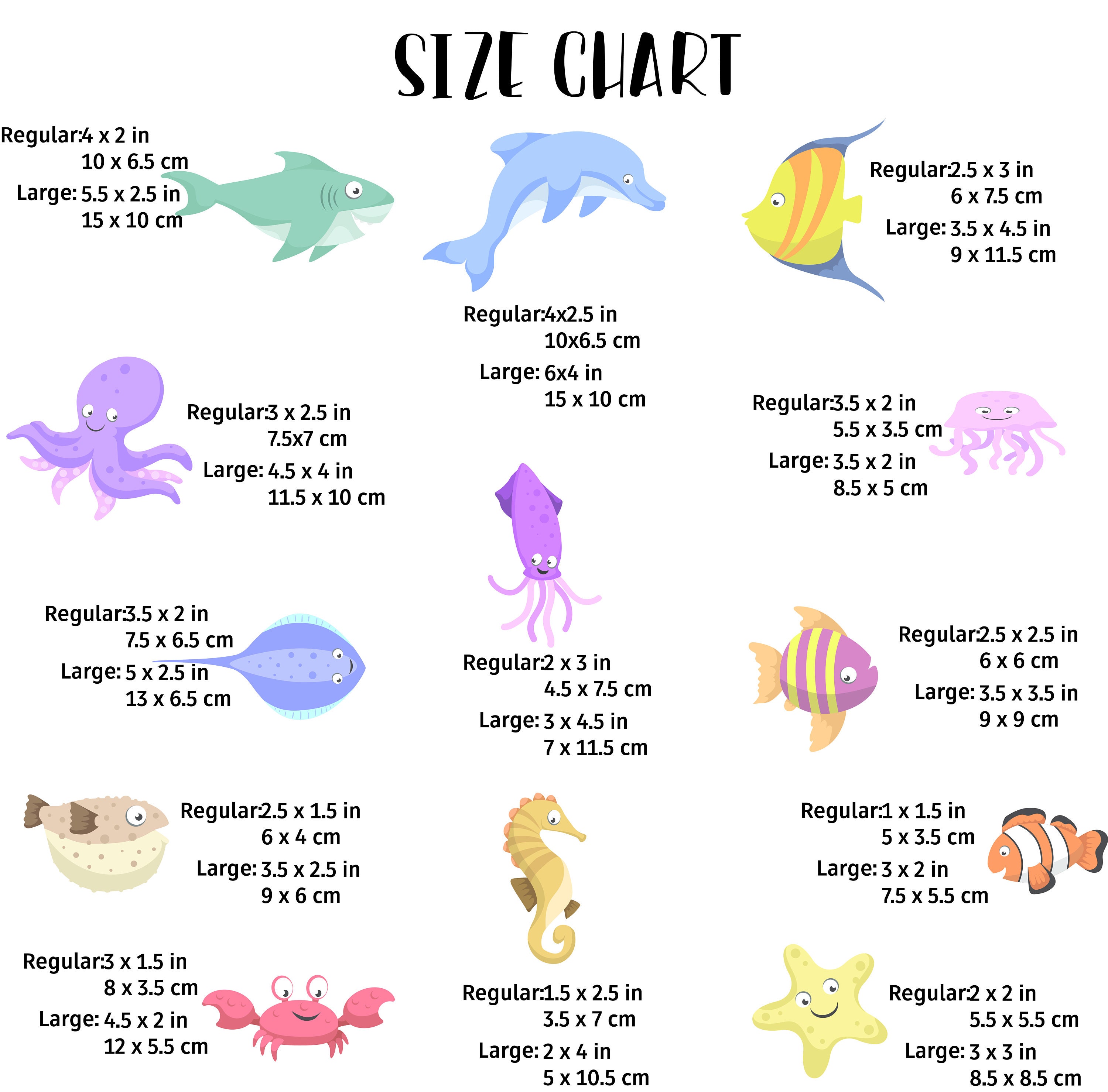Felt Board Sea Animals Set Cute Marine and Ocean Animals - Etsy