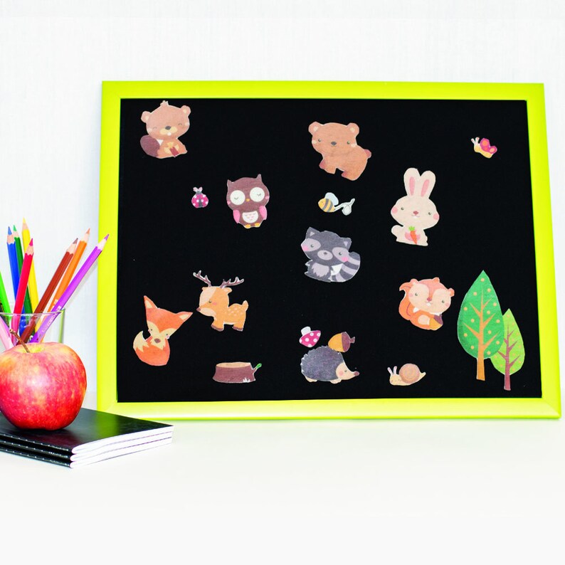 Woodland Animals Felt Board Stories, Forest Animals Toy for Travel ...