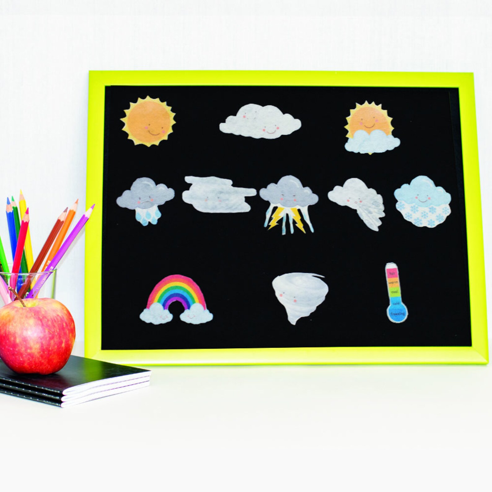 Preschool Toy Set Felt Weather Set Flannel Board Story | Etsy