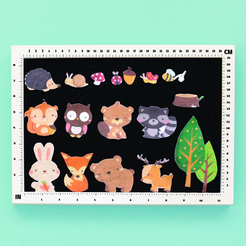 Woodland Animals Felt Board Stories, Forest Animals Toy for Travel ...