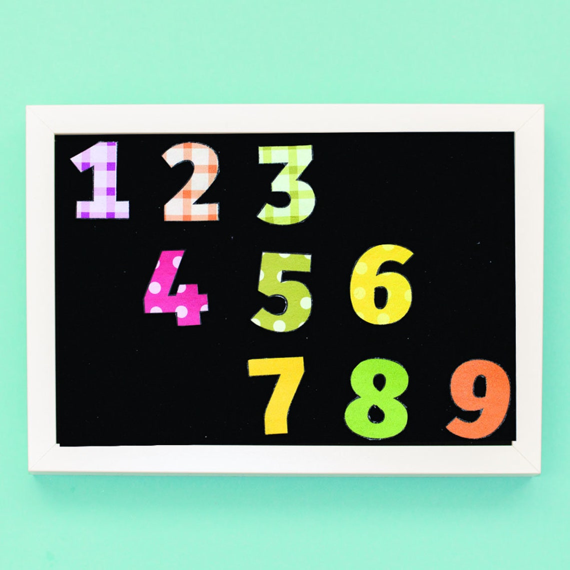 Felt Numbers Set Numbers Felt Toy Set Counting Toy Early - Etsy
