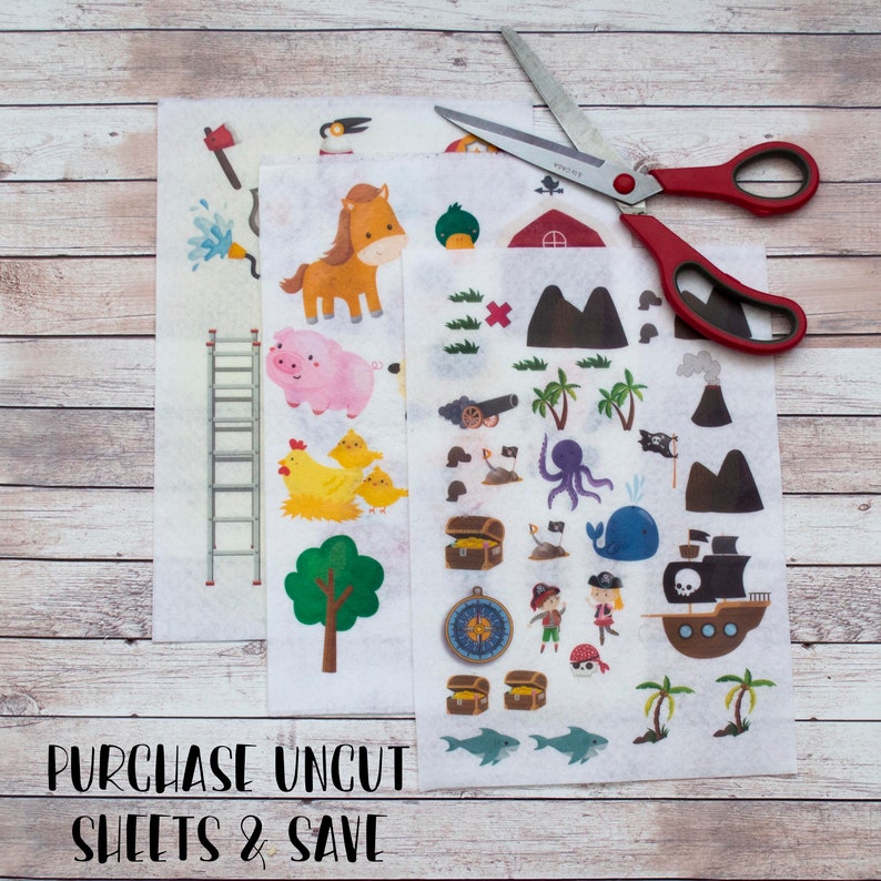 Woodland Animals Felt Board Stories, Forest Animals Toy for Travel ...