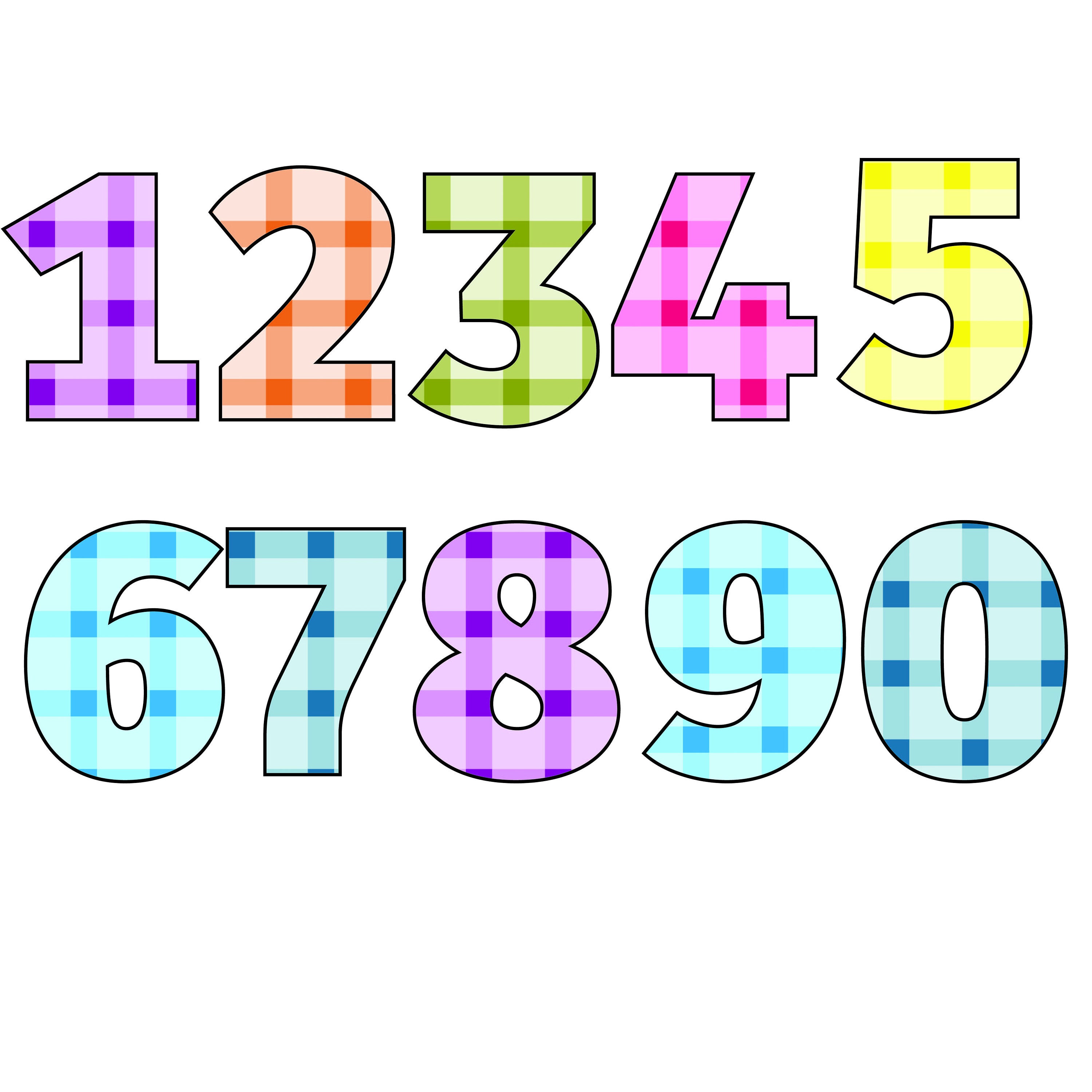 Felt Numbers Set Numbers Felt Toy Set Counting Toy Early - Etsy