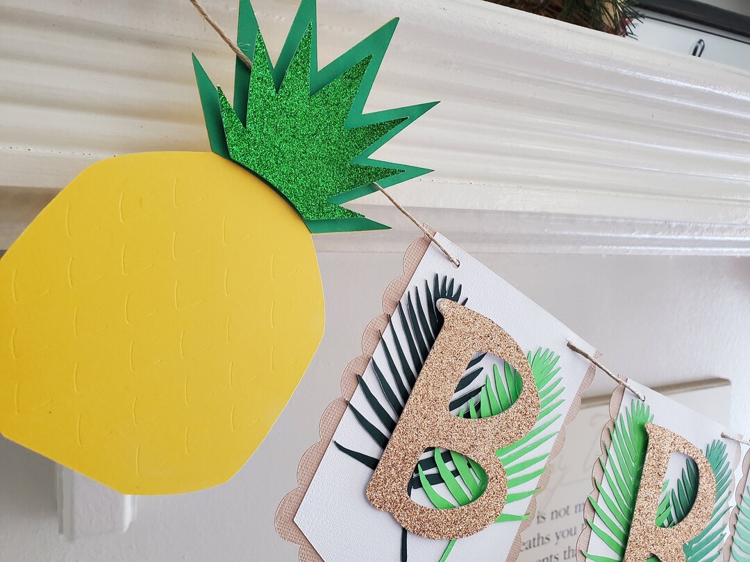 Tropical Bridal Shower Banner - Etsy