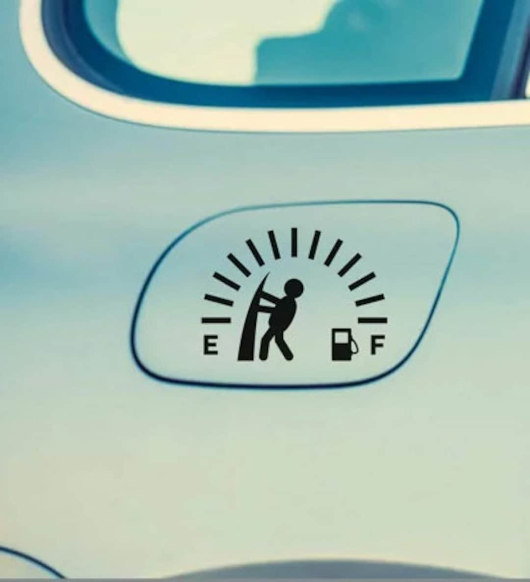 Empty Gas Gauge Car Decal - Etsy