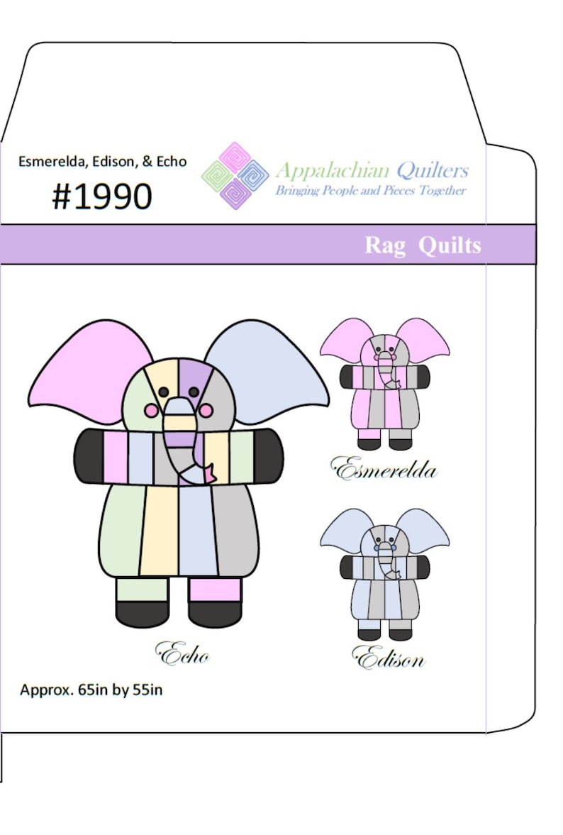 Echo Elephant Rag Quilt - Etsy