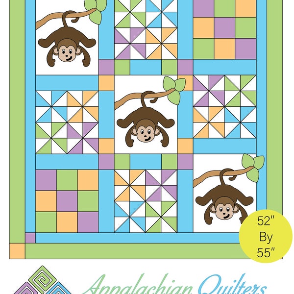 Monkey Quilt - Etsy