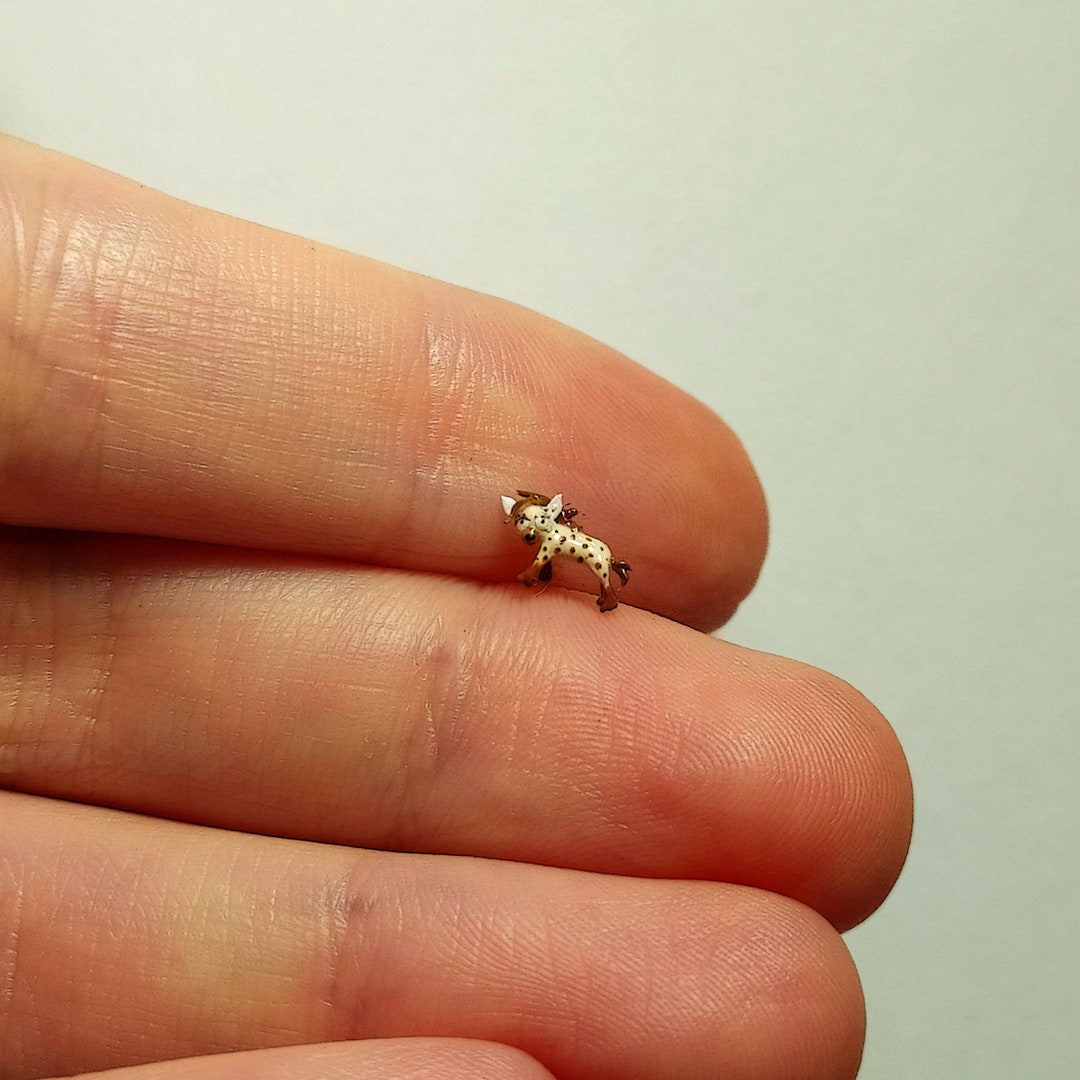 Super Cute Hyena Figurine. - Etsy