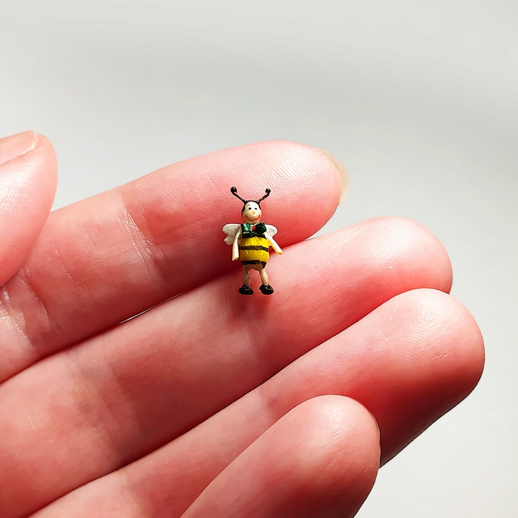 Cute bee figurine. | Etsy