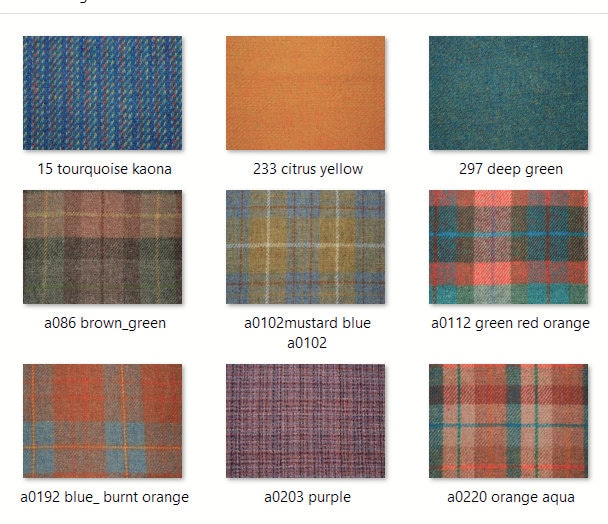 Harris Tweed Book Sleeve - 18 Patterns , Various Sizes Available - Etsy