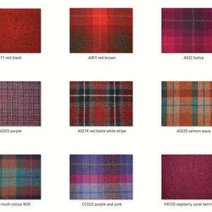 Harris Tweed Fabric Samples - Two Sizes - Etsy