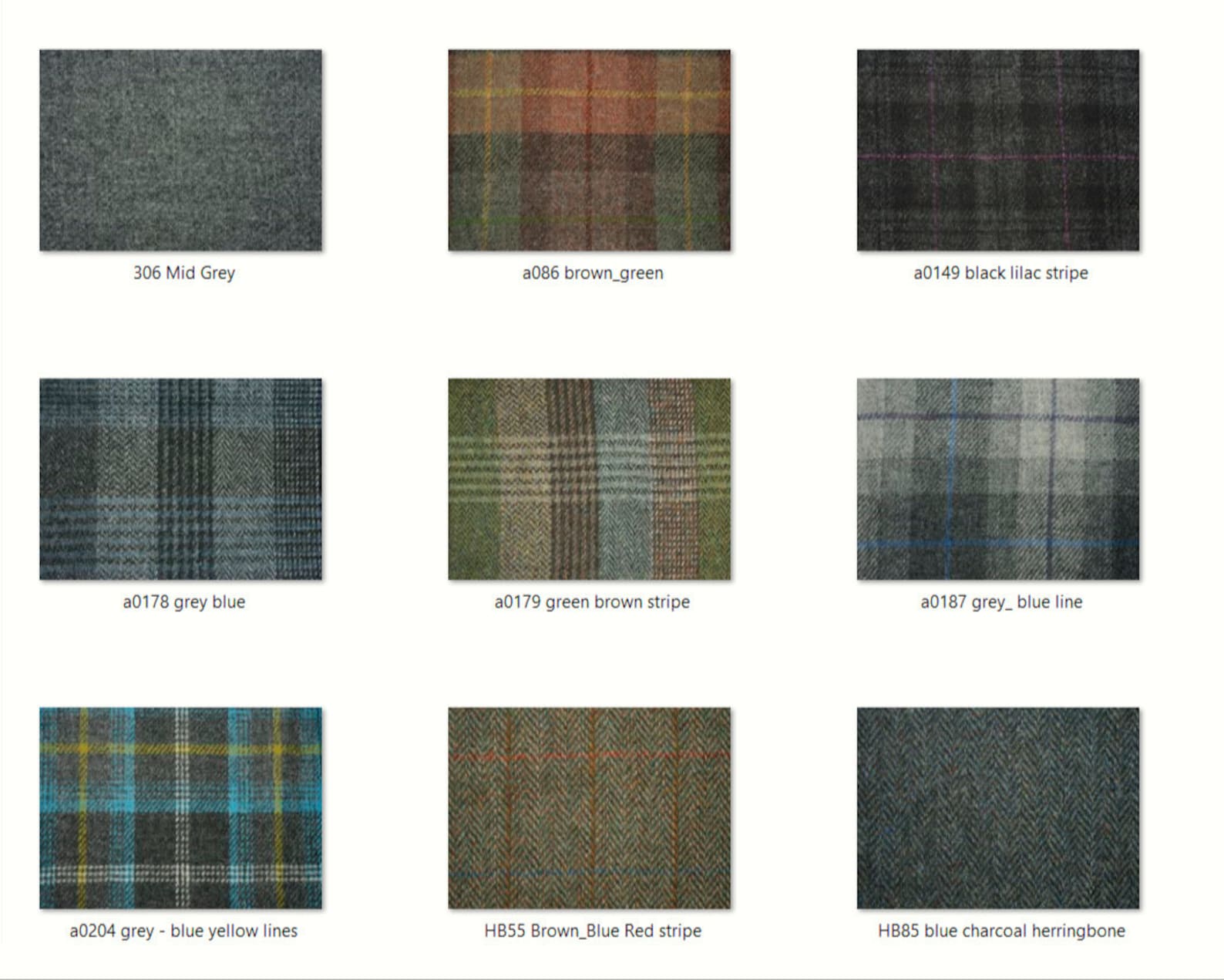 Harris Tweed Fabric Samples - Two Sizes - Etsy