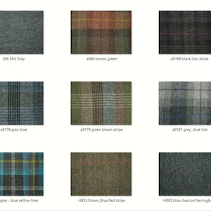 Harris Tweed Fabric Samples - Two Sizes - Etsy