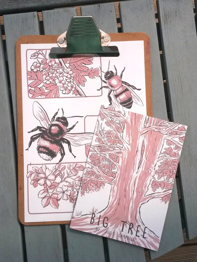 Bees A4 Print of a Page From the Mini-comic 'big - Etsy