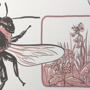 Bees - A4 Print of a Page From the Mini-comic 'big Tree' - Etsy