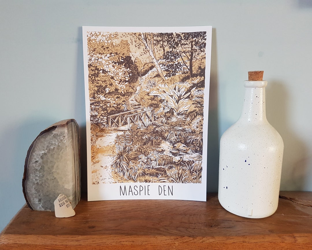 Maspie Den A4 Print - Etsy