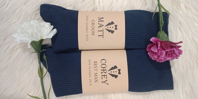 Sock Labels / Custom Wedding Socks /groomsmen Thank You Gift/ - Etsy