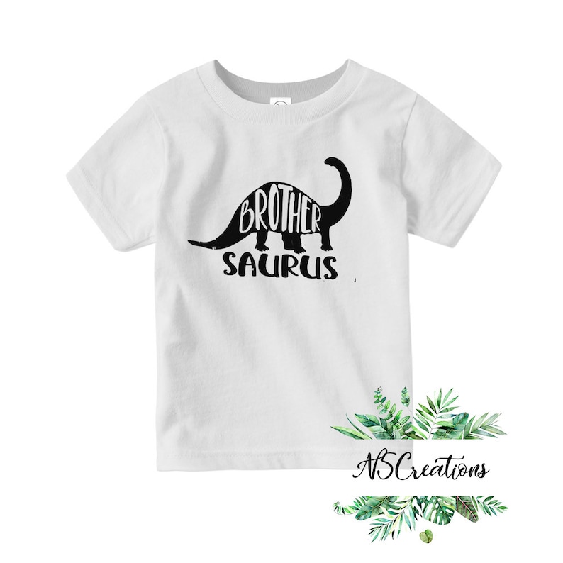 Brother Saurus T Shirt/ Big Brother Shirt/ Promoted to Big | Etsy