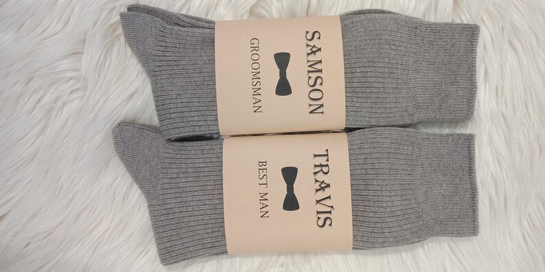 Sock Labels / Custom Wedding Socks /Groomsmen thank you Gift/ | Etsy