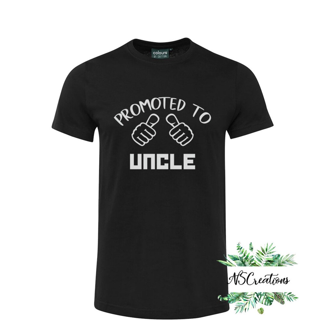 Promoted to Uncle/ New Uncle/ Pregnancy Announcement/ Brother Shirt ...