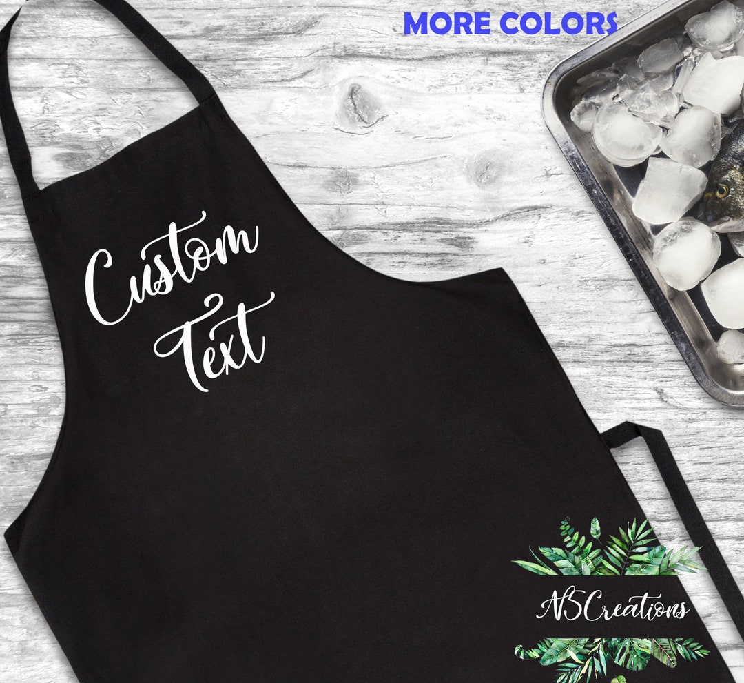 Custom Chef Apron/head Chef Apron/ Barista/ Baking/ Grilling/ Birthday ...