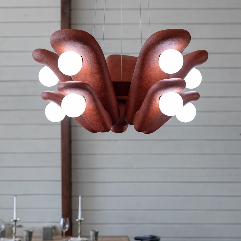 Clay Pendant Light - Etsy