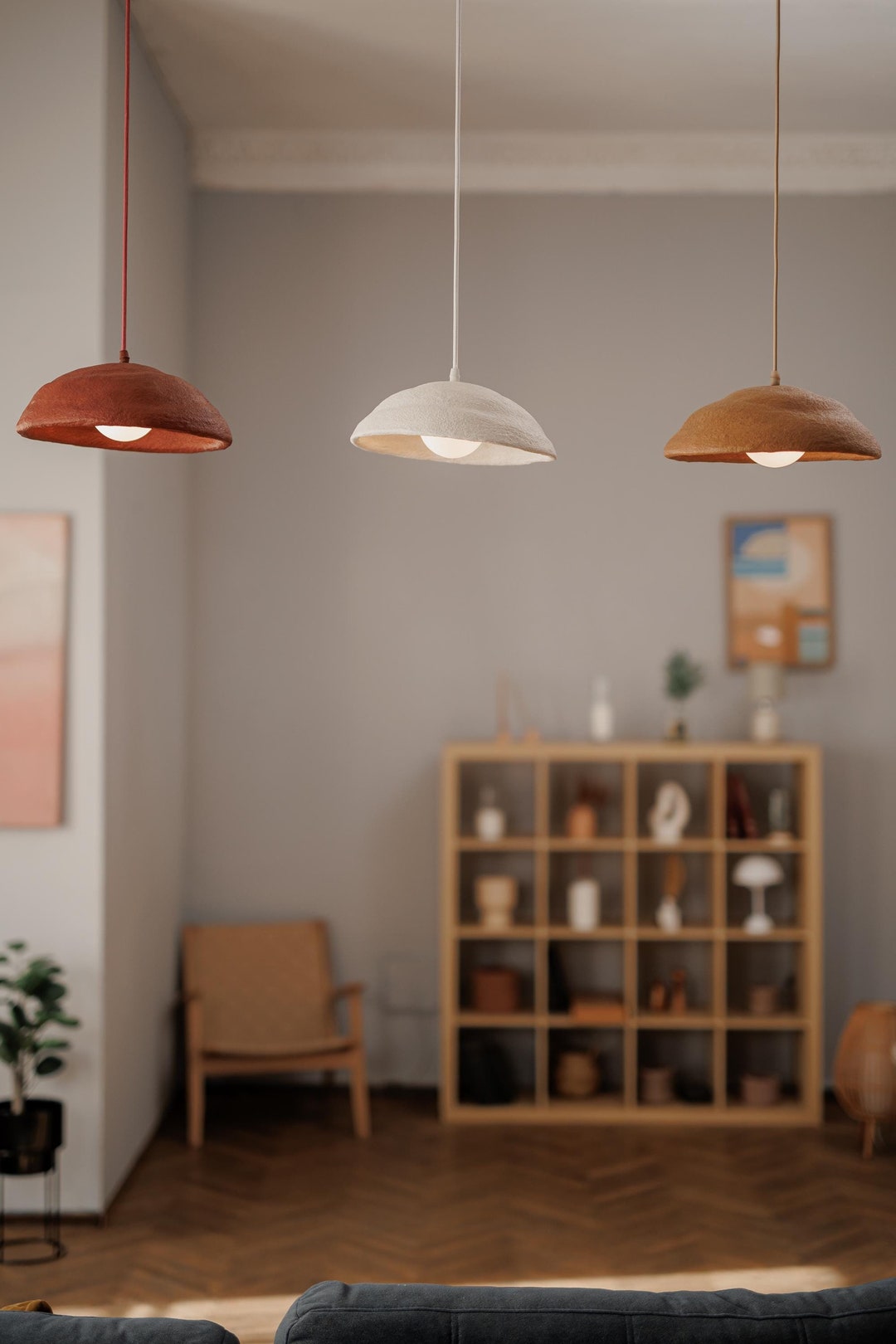 Pendant Round Light, LED Lamp, Lighting Fixtures for Bedroom, Living ...