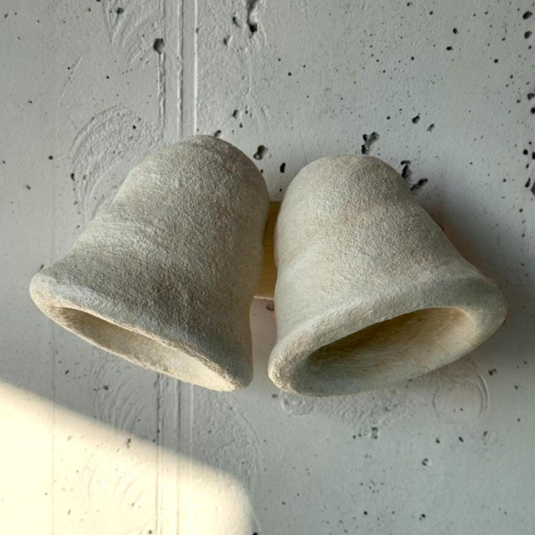 Wabi Sabi Clay Wall Sconce, Handmade Ceramic Lighting - Etsy