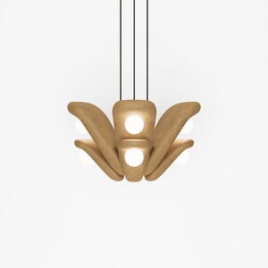 Clay Pendant Light Clay Chandeliers Pendant Lamps Handmade - Etsy