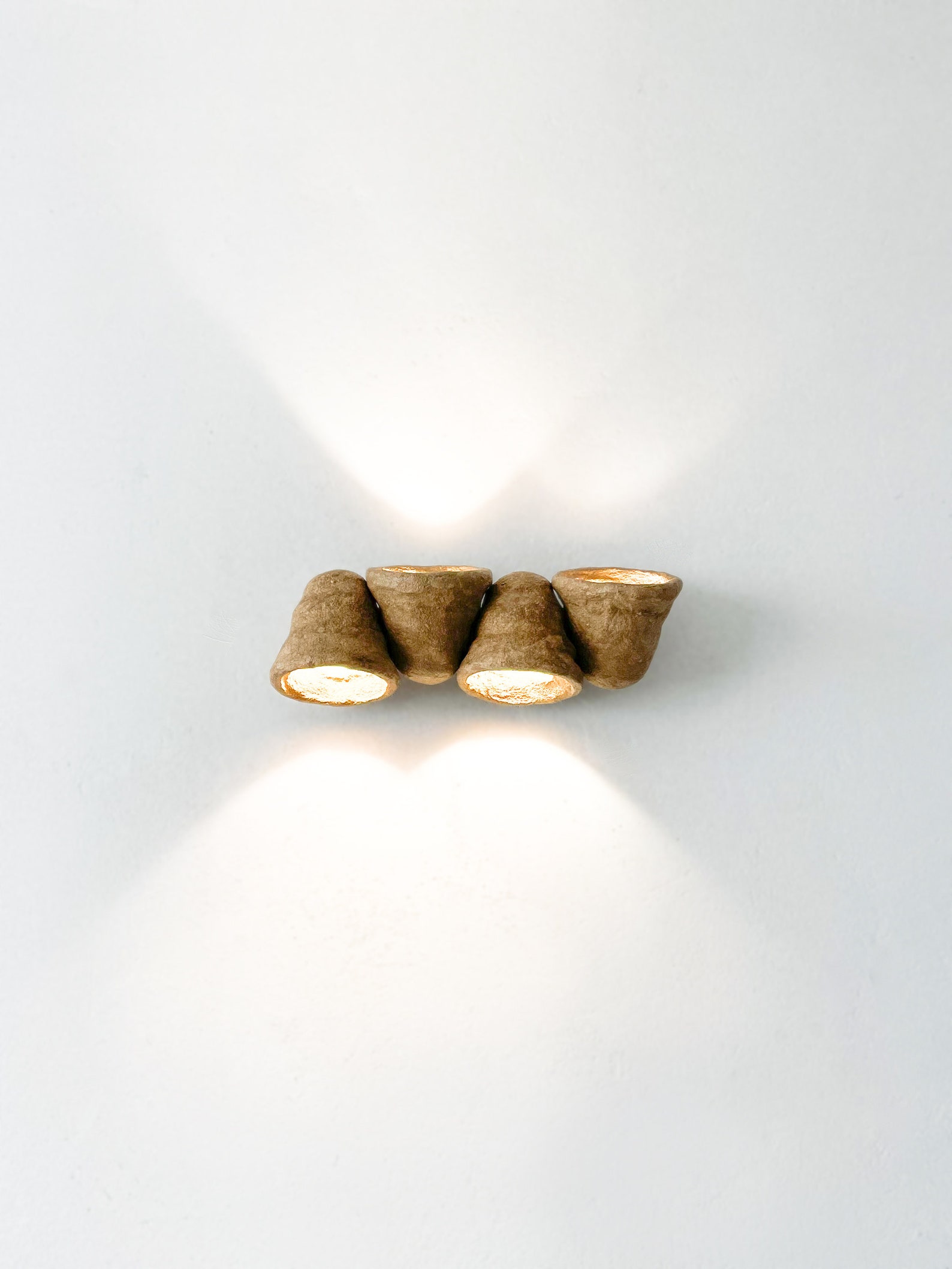 Bell Sconce, Ceramic Wall Sconce, Clay Wall Mounted Bell Lights, Fancy ...