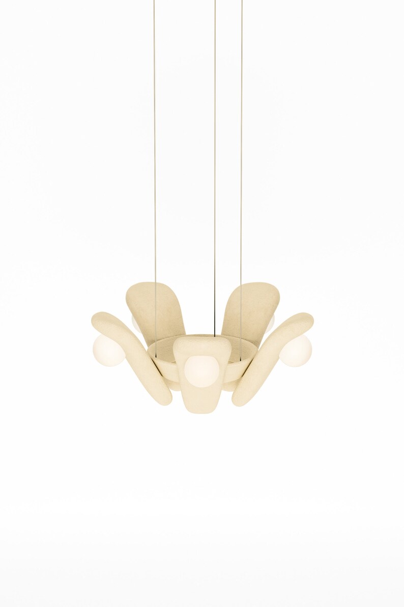 Clay Pendant Light Clay Chandeliers Pendant Lamps Handmade - Etsy