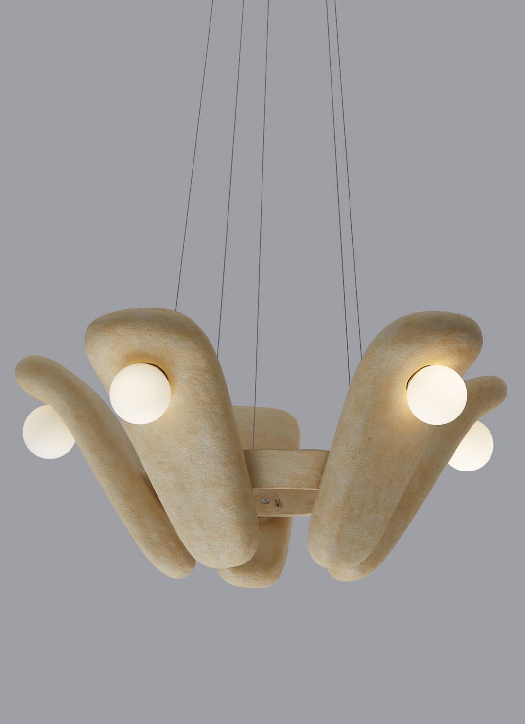 Clay Pendant Light, Clay Chandeliers, Pendant Lamps - Handmade Hanging ...