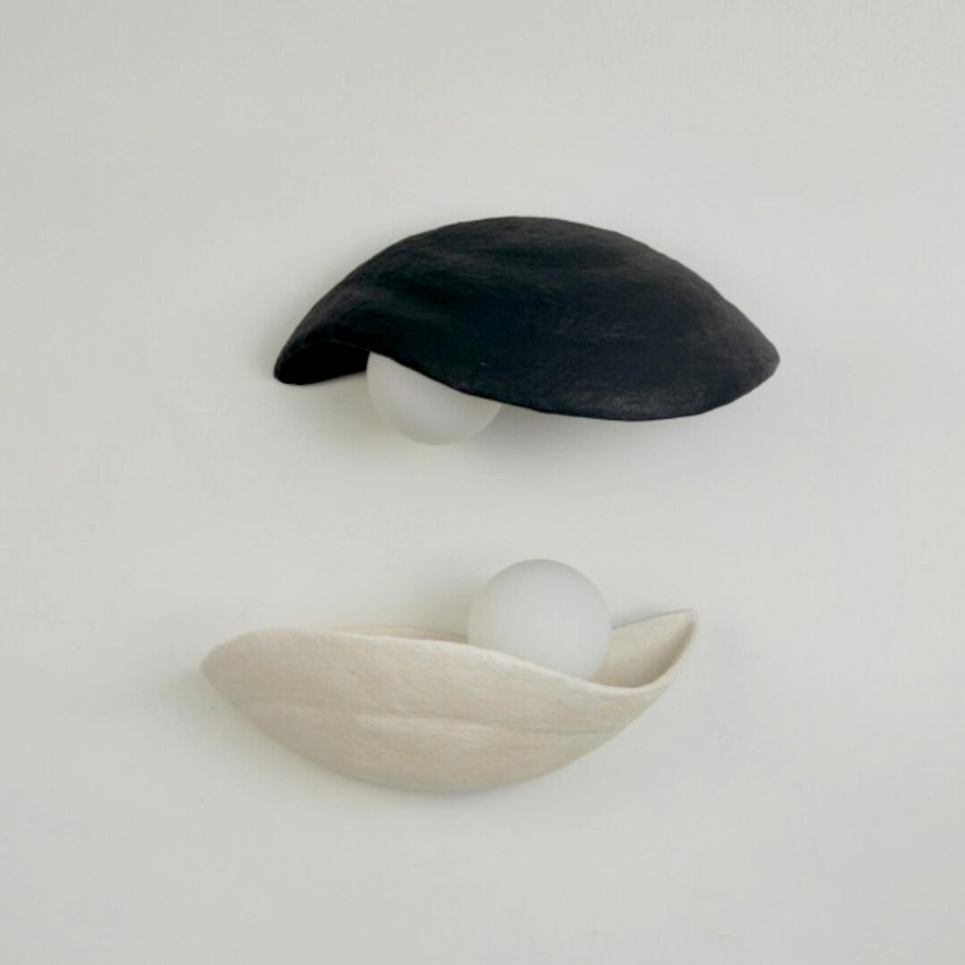 Clay Wall Sconce Set of 2, Modern Wabi Sabi Light - Etsy