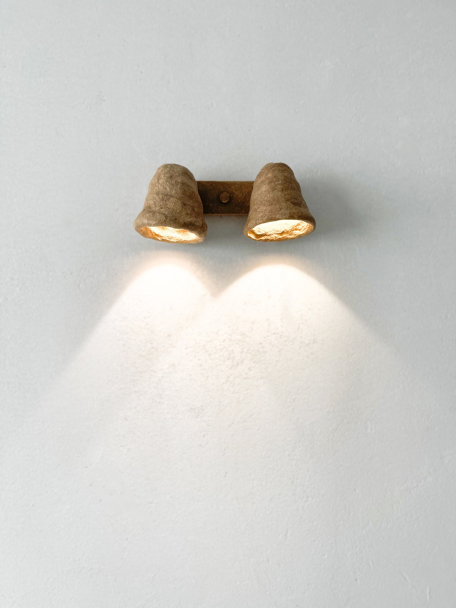 Bell Sconce, Ceramic Wall Sconce, Clay Wall Mounted Bell Lights, Fancy ...