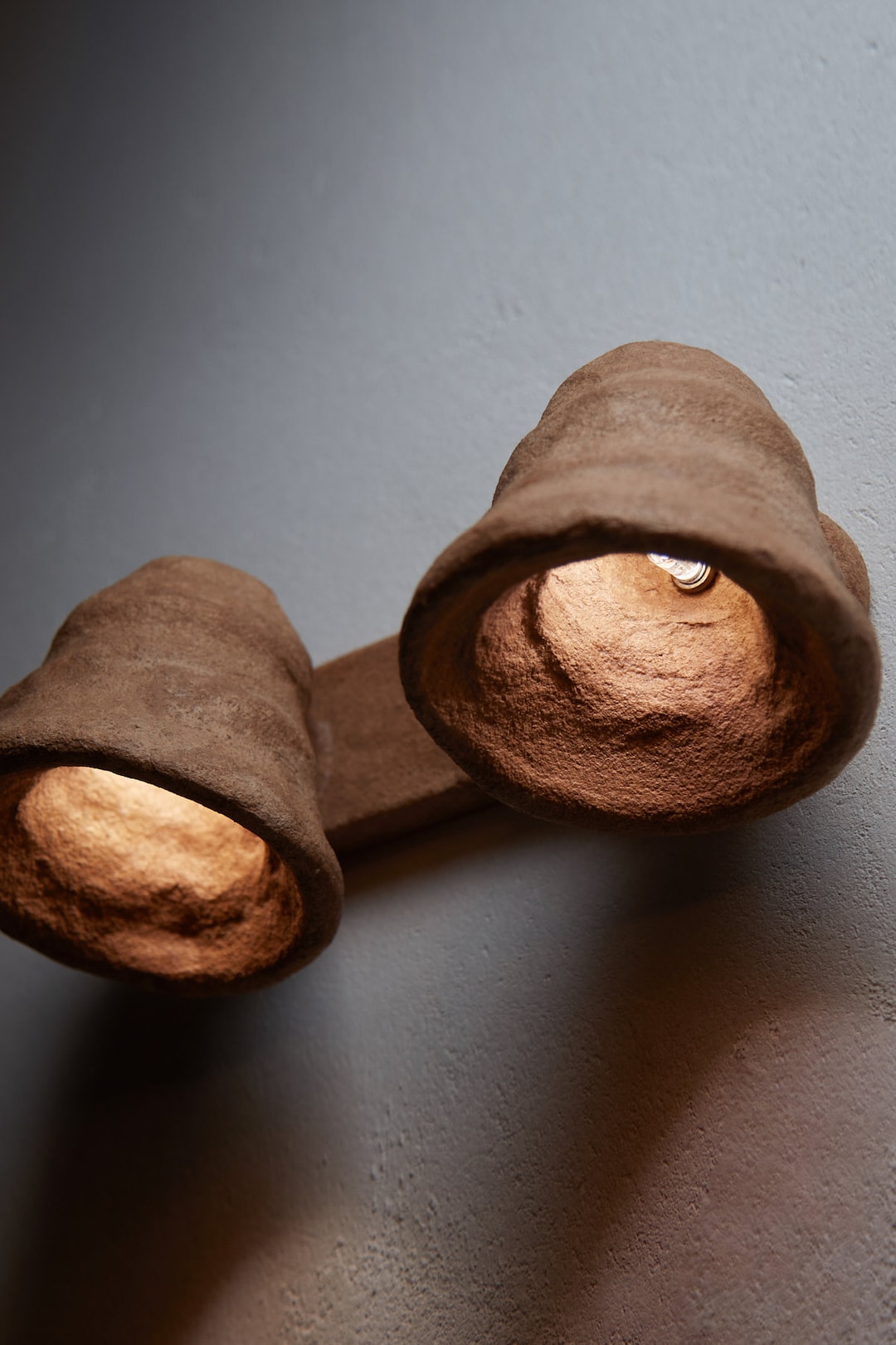 Bell Sconce, Ceramic Wall Sconce, Clay Wall Mounted Bell Lights, Fancy ...