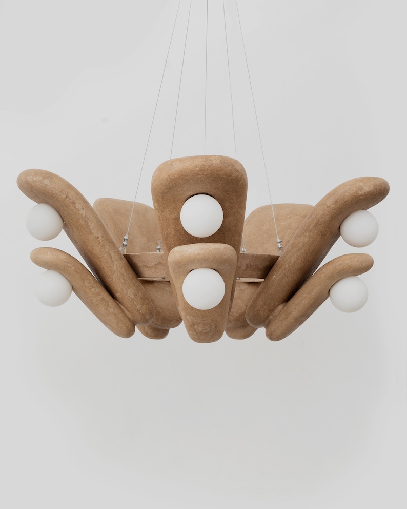 Clay Pendant Light Ceramic Chandeliers Pendant Lamps 5 - Etsy