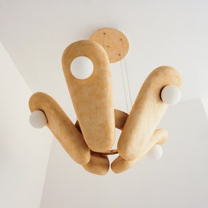 Clay Pendant Light, Clay Chandeliers, Pendant Lamps - Handmade Hanging ...