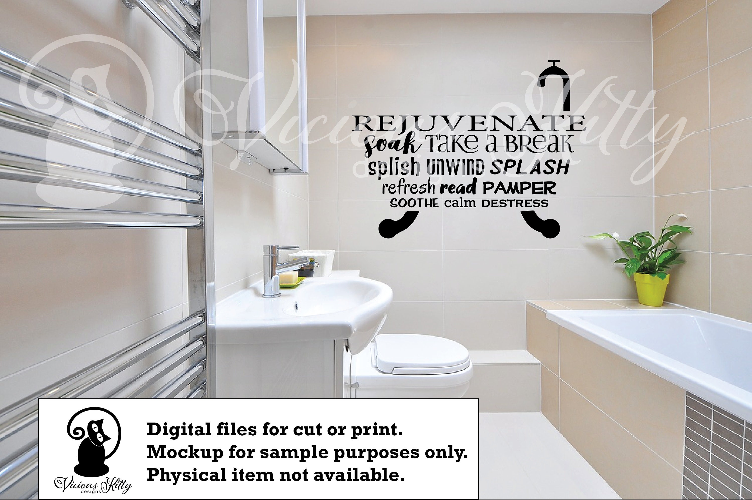 Bathroom svg bath tub svg bathroom decal sign bathtub | Etsy