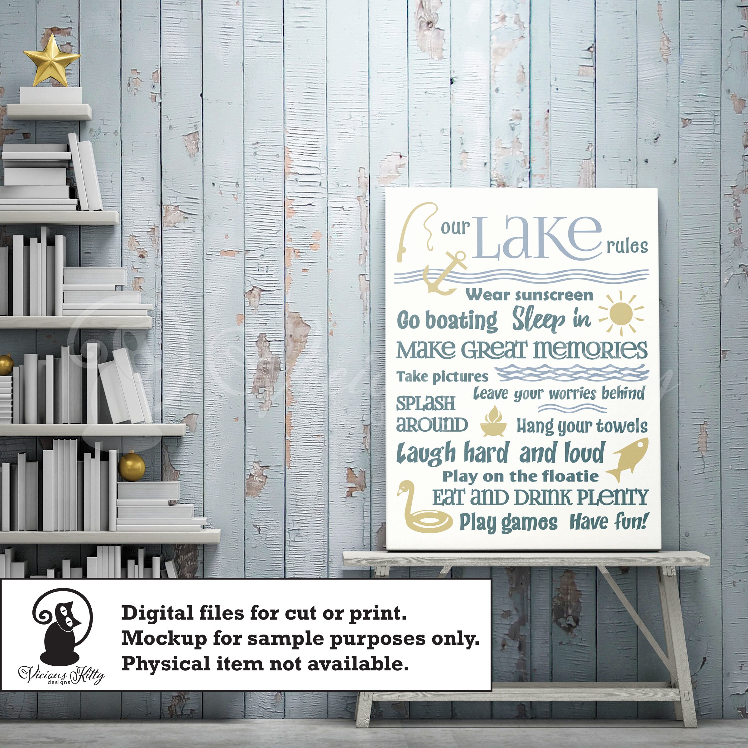 Lake Sayings Svg Lake Life Svg Our Lake Rules Sign Svg Lake - Etsy