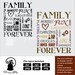 Family Saying Svg, Family Forever, Family Subway Art, Collage, Love ...
