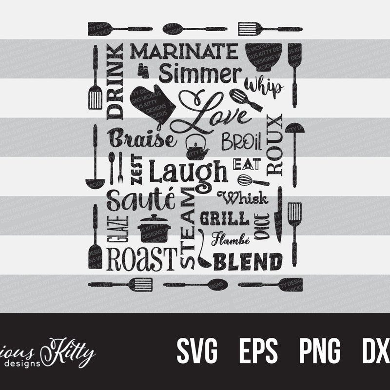 Kitchen Stencils - Etsy