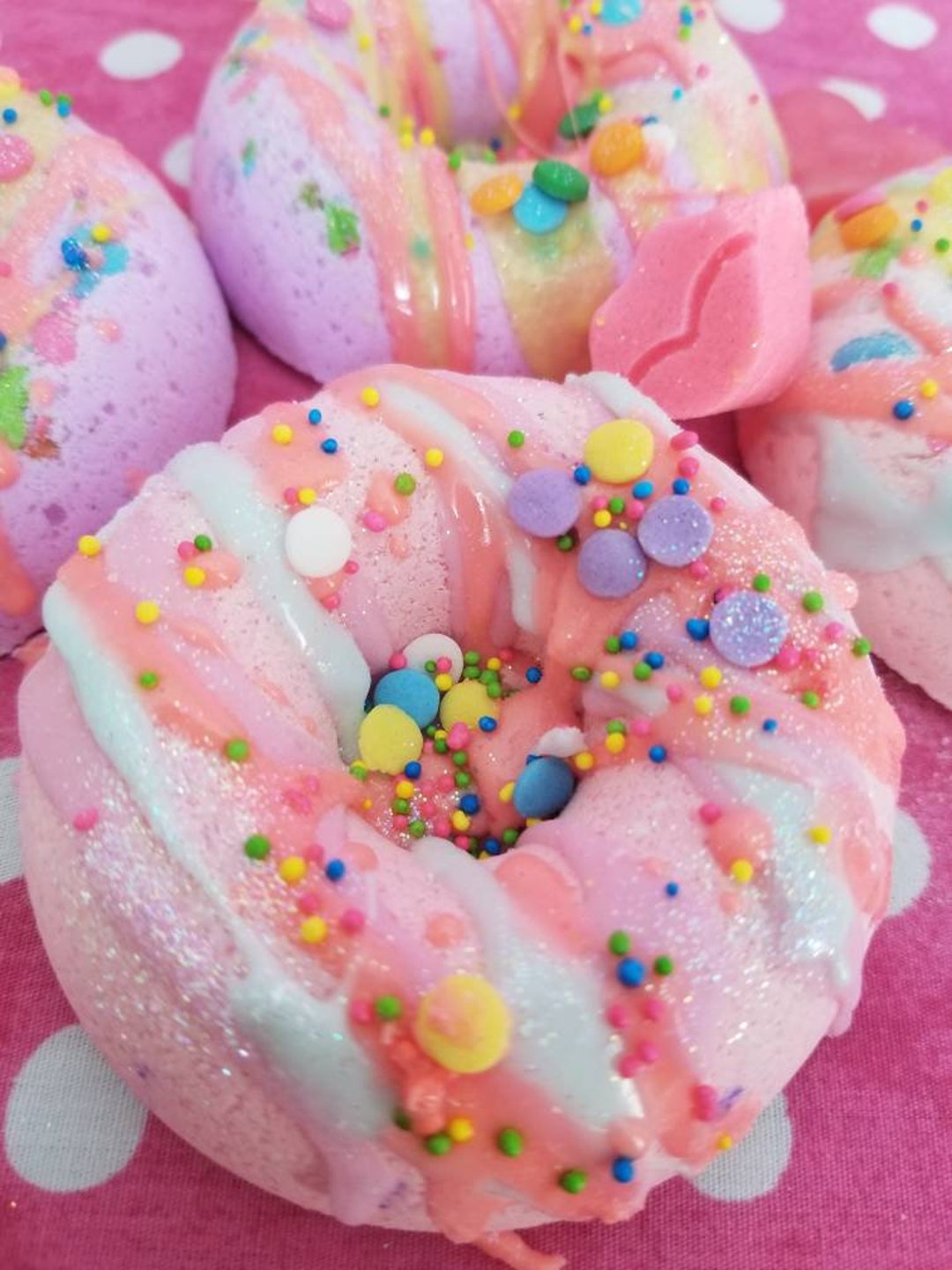 Birthday Confetti Donut Bathbomb or Soap - Etsy