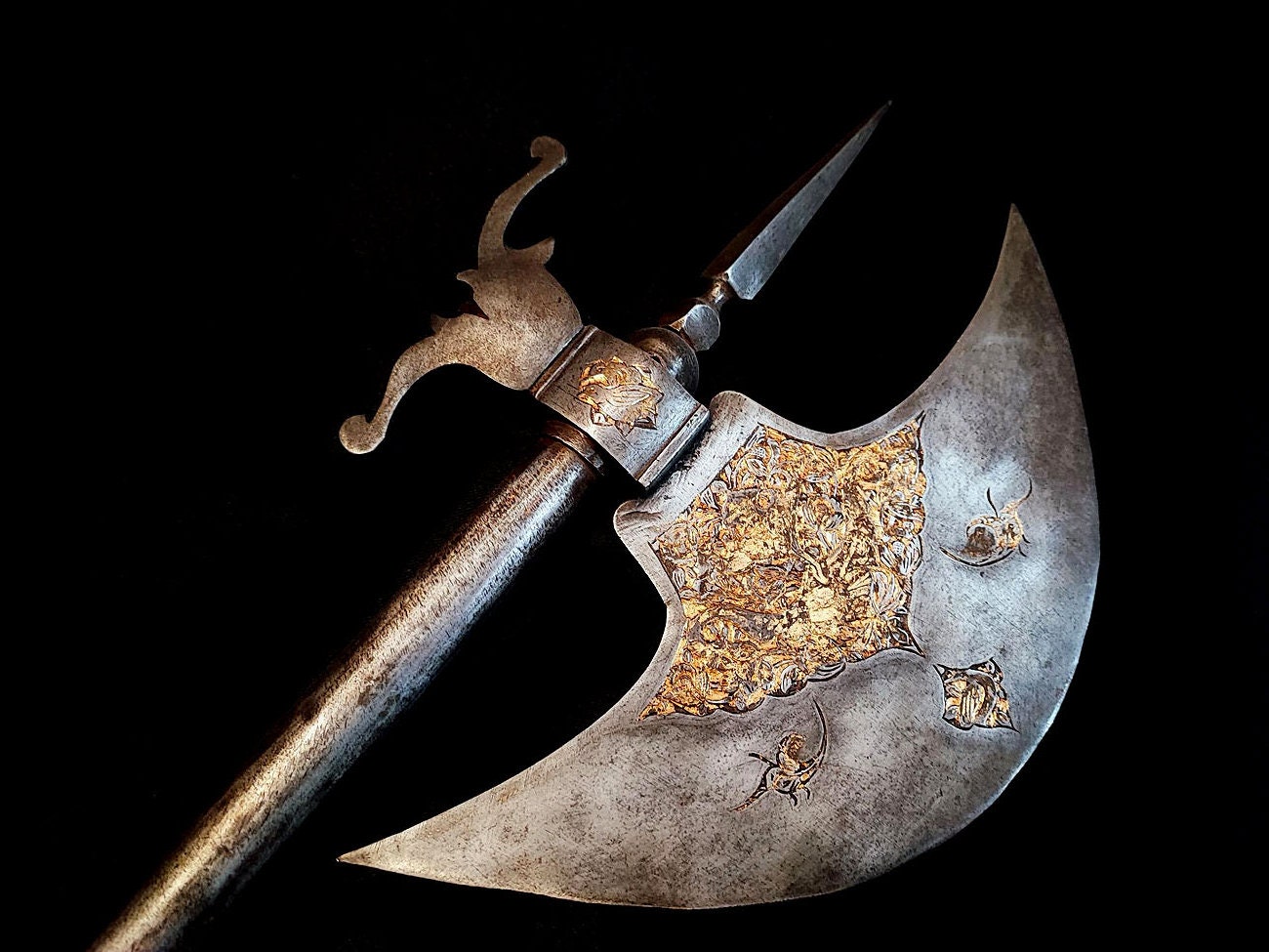 Indo-persian Battle Ax and Shield, 19th Century - Etsy