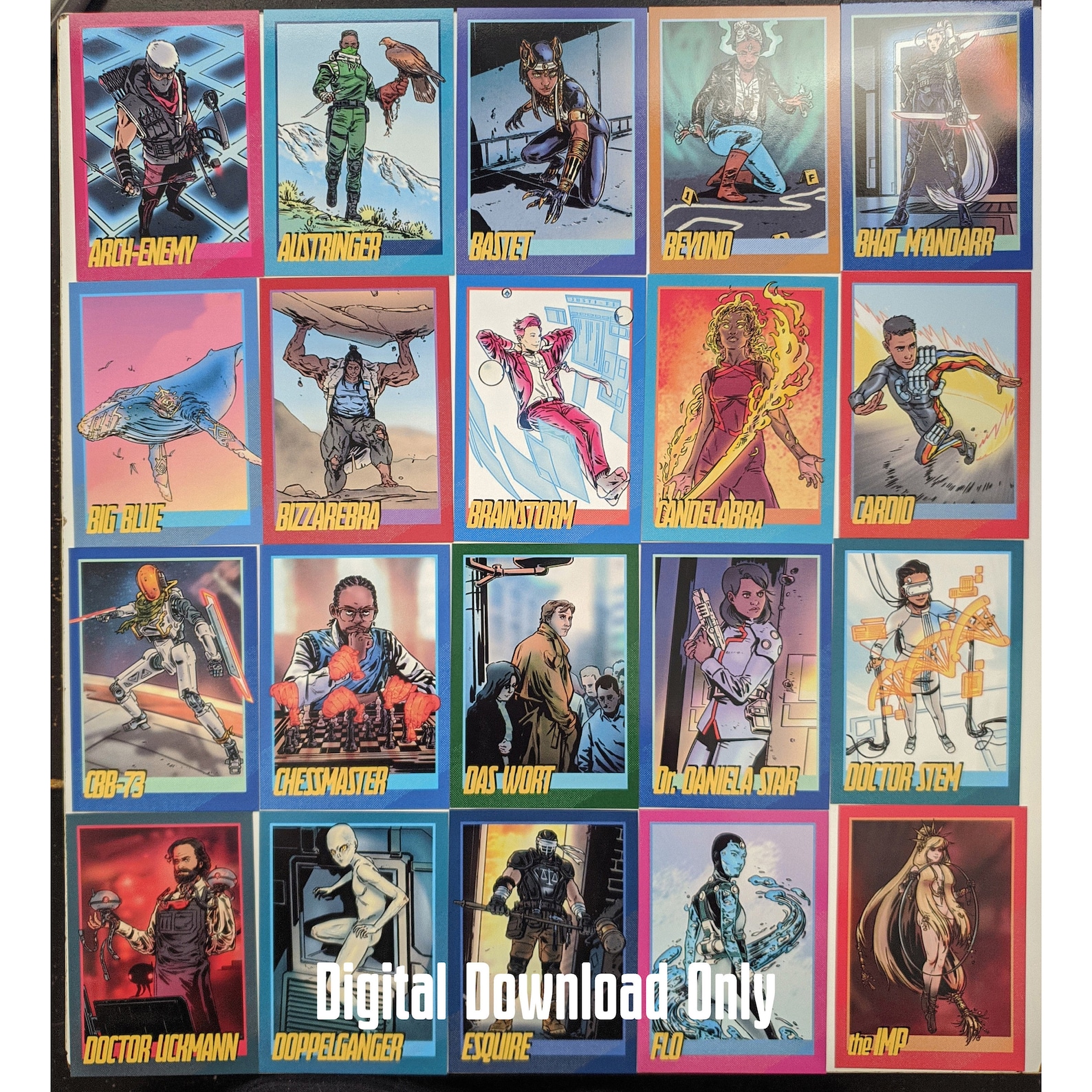 the-last-of-us-part-ii-trading-cards-printable-digital-files-etsy