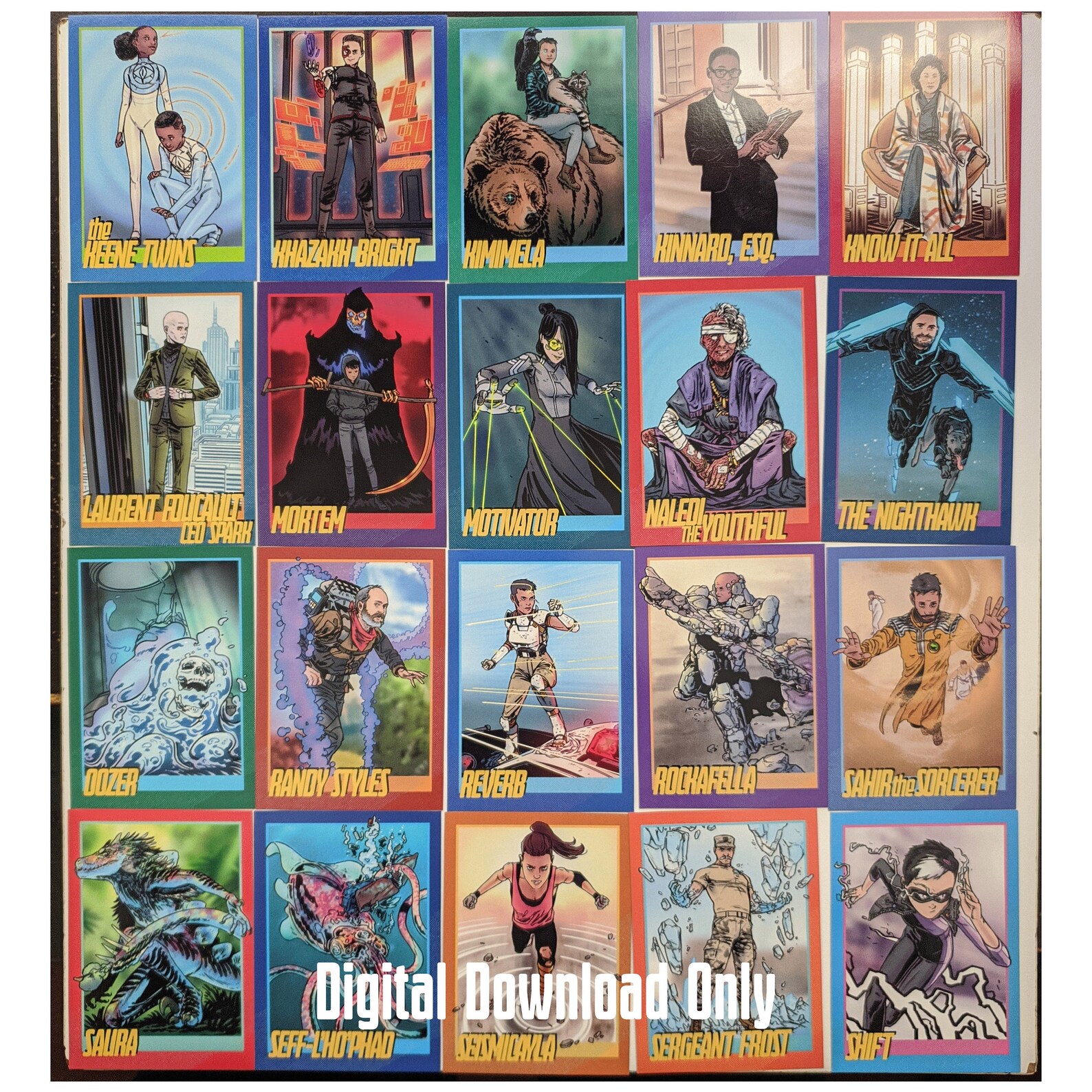 The Last of Us Part II Trading Cards printable DIGITAL FILES - Etsy
